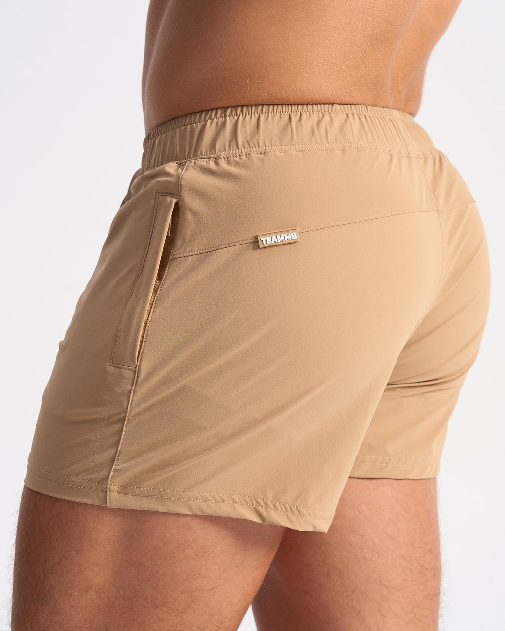 Bolt 3" Short - Tan | Men's Gym Shorts | TEAMM8 – TEAMM8 Australia