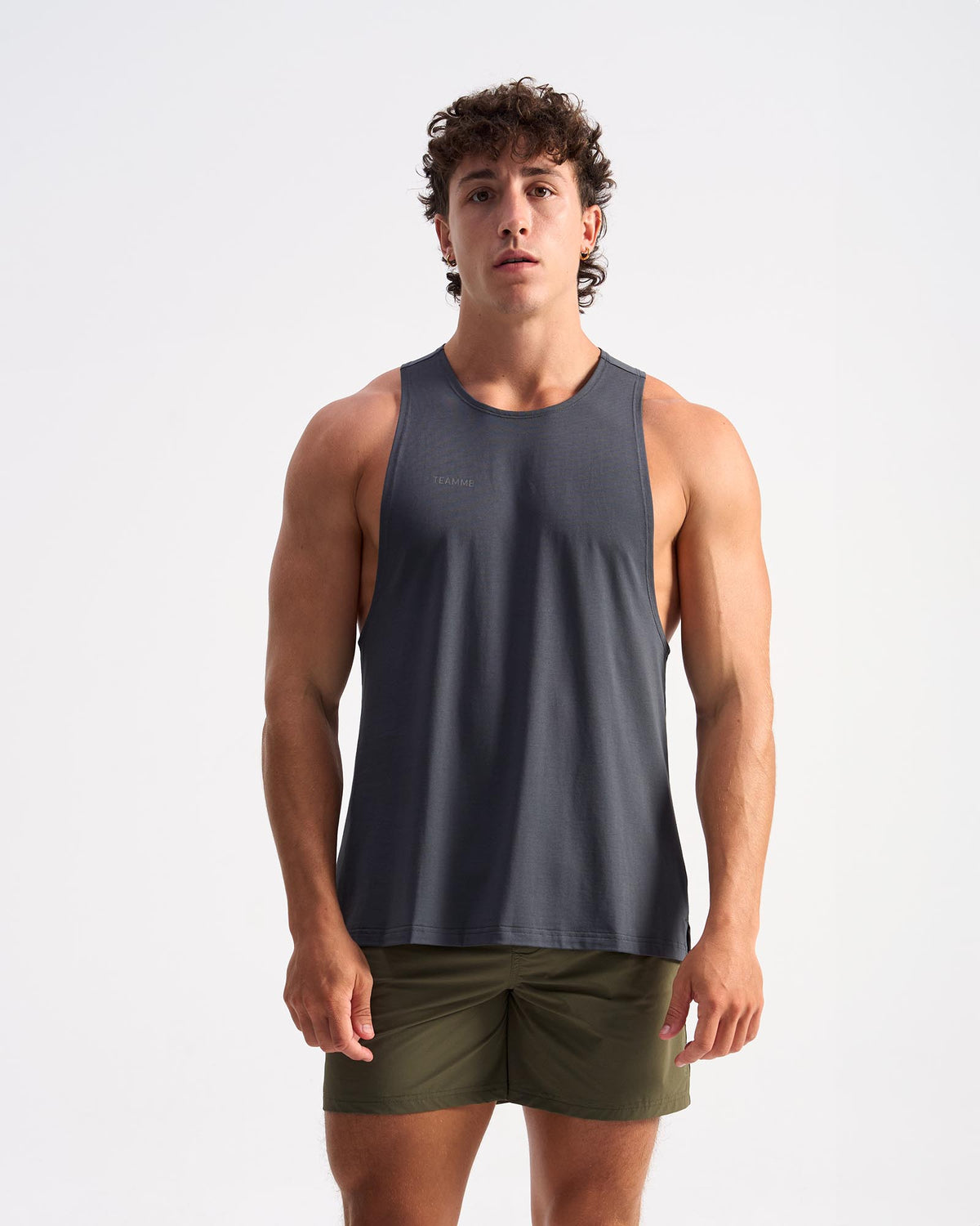 Pulse Tank - Gunmetal | Men's Tank Tops | TEAMM8 – TEAMM8 Australia