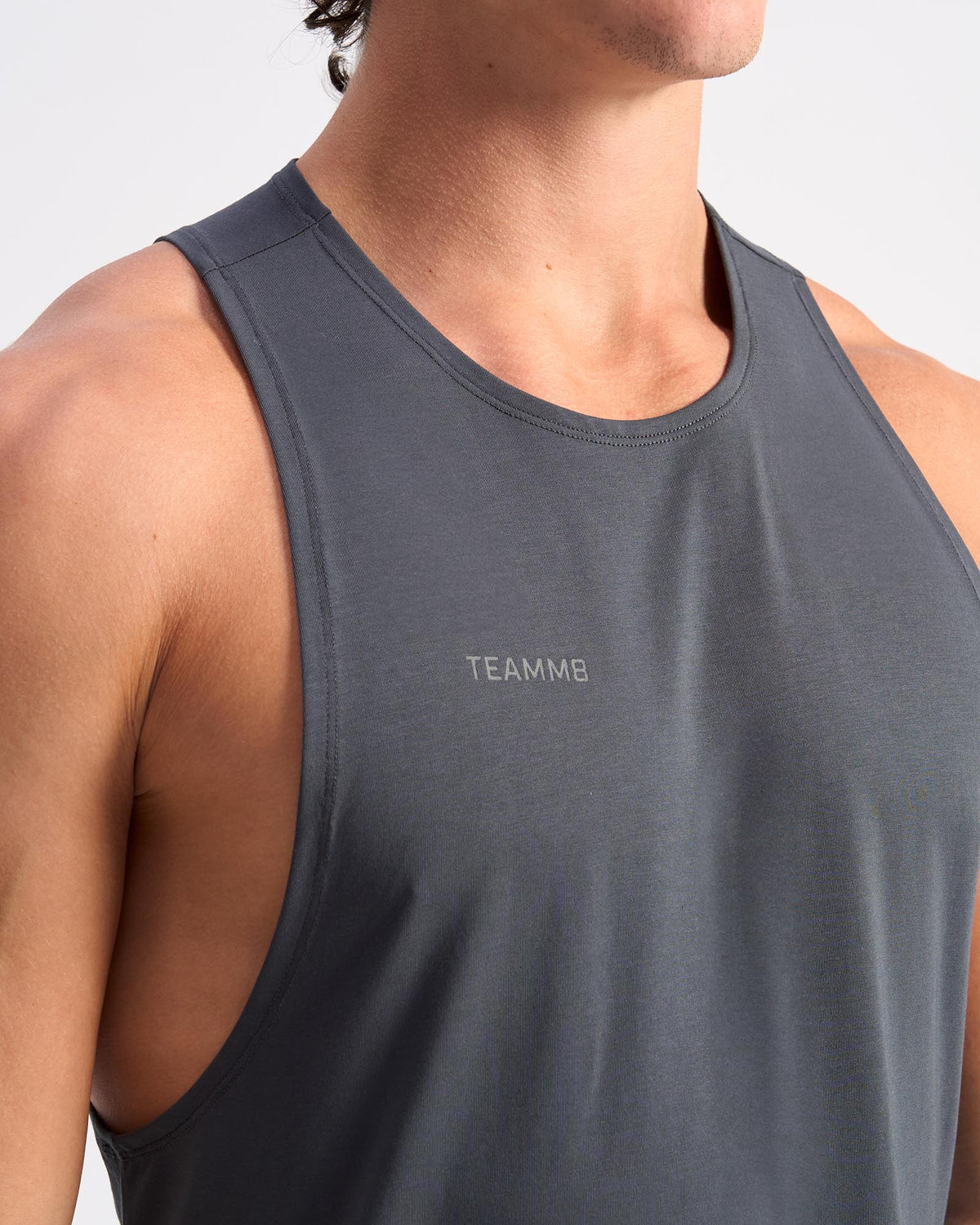Pulse Tank - Gunmetal | Men's Tank Tops | TEAMM8 – TEAMM8 Australia